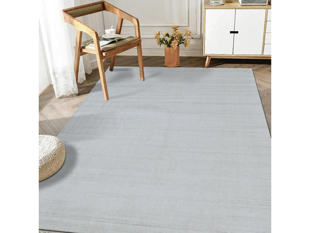 Click here for Ivory/White Solid Handmade Urban Rug  Made in Indi... prices