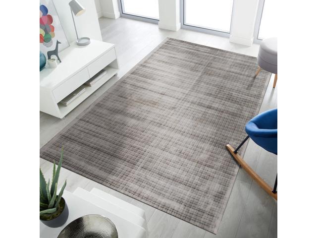 Click here for Handwoven Viscose Silver Contemporary Solid Milano... prices