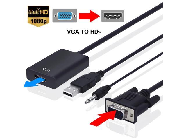 Click here for VGA to HDMI-compatible Converter Adapter with USB... prices