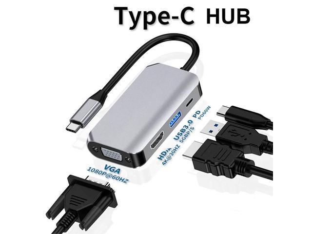 Click here for USB C to HDMI-compatible vga Hub Adapter USB-C Doc... prices