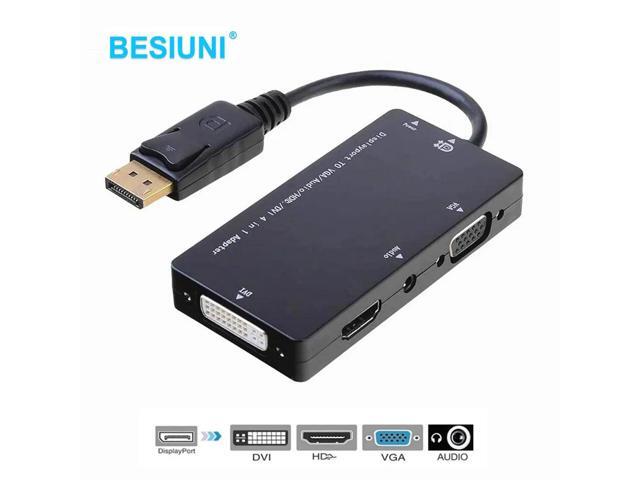 Click here for Displayport DP To DVI HDMI-compatible VGA Audio Fe... prices