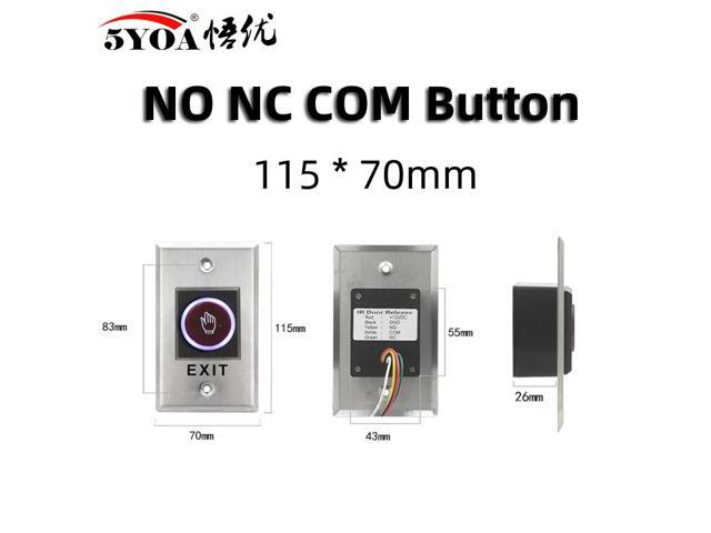 Click here for Door Exit Push Button Release Switch Opener NO COM... prices