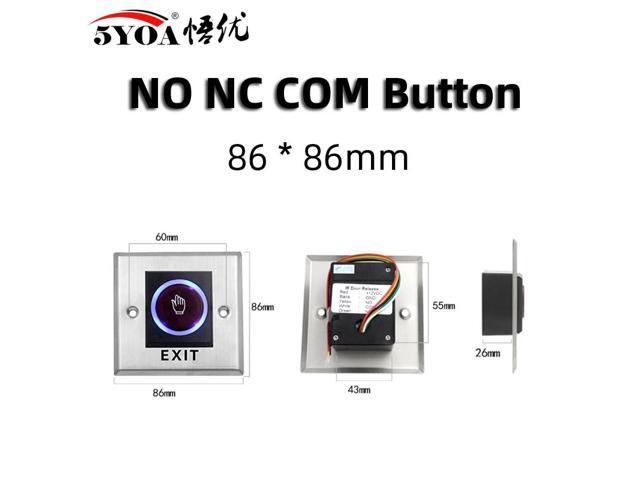 Click here for Door Exit Push Button Release Switch Opener NO COM... prices