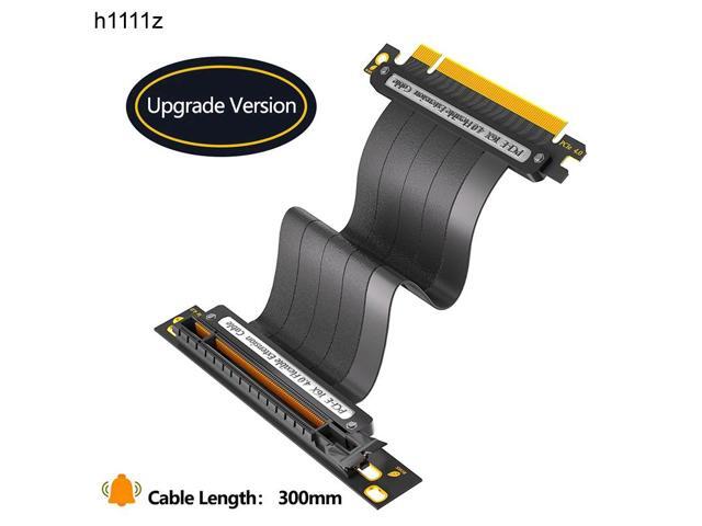 Click here for PCIE4.0 Extension Cable Black PCI Express 16x Shie... prices