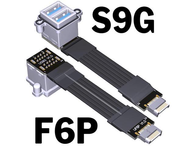 Click here for Dual USB-A 3.0 Female Socket to Type-E Key-B Inter... prices