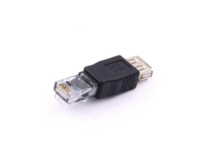 Click here for 1pcs Crystal Head RJ45 Male to USB 2.0 AF A Female... prices