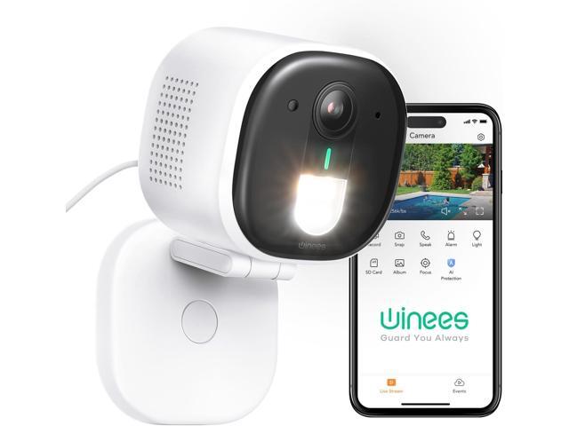 Click here for winees Security Cameras Outdoor  Wired 2K Wi-Fi Ca... prices