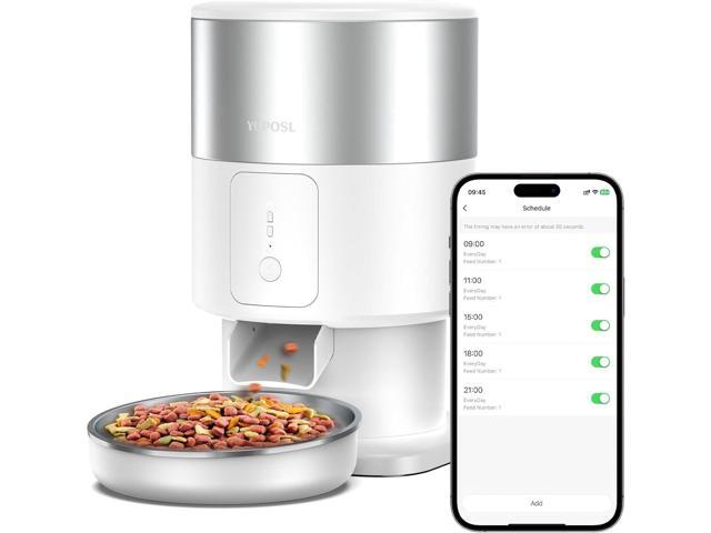 Click here for Automatic Cat Feeder - 5G WiFi Cat Food Dispenser... prices