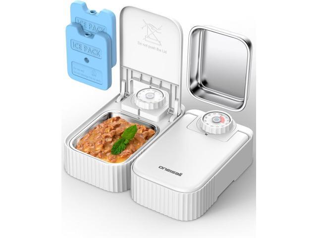 Click here for 2-Meal Automatic Cat Feeder for Wet Food & Dry Foo... prices