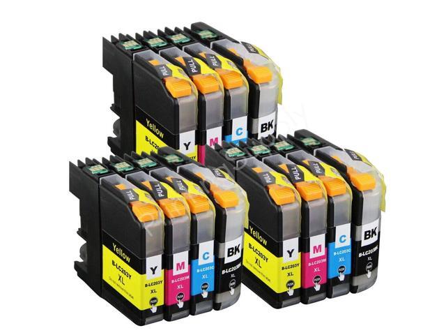 Click here for 12 Pack High-Yield BK/C/M/Y Ink Cartridge For Brot... prices
