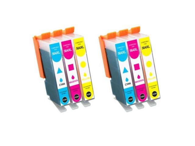 Click here for 6 Pack High-Yield Cyan Magenta Yellow Ink Cartridg... prices