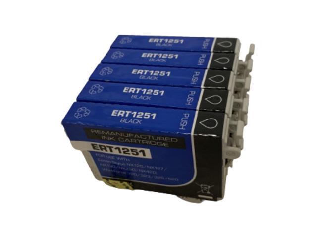 Click here for 5 Pack Black Ink Cartridge For Epson 125 1251 Comp... prices