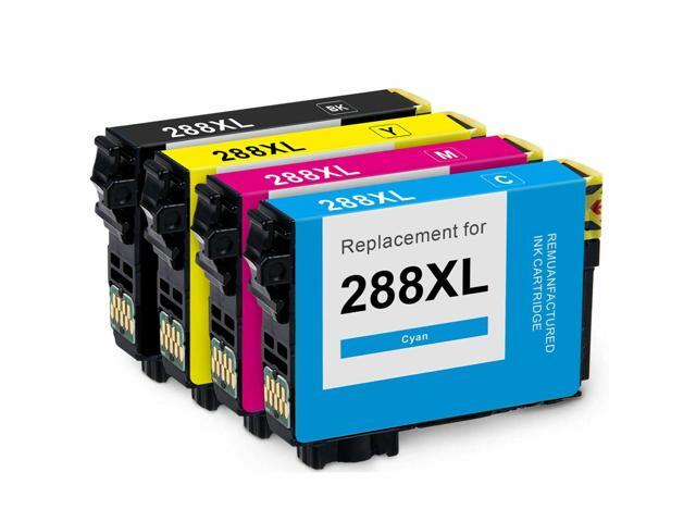 Click here for 4 Pack High-Yield Black Cyan Magenta Yellow Ink Ca... prices