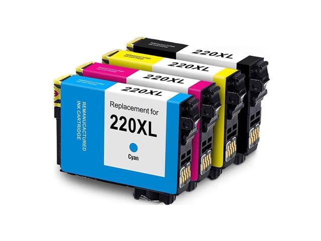 Click here for 4 Pack High-Yield Black Cyan Magenta Yellow Ink Ca... prices