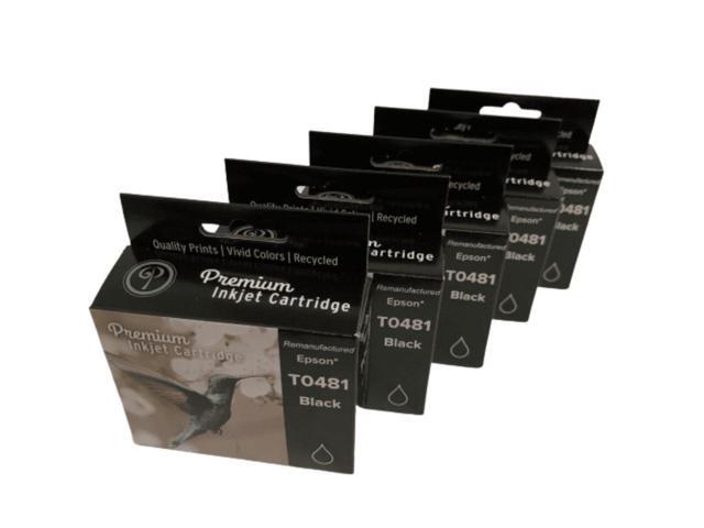 Click here for 5 Pack Black Ink Cartridge For Epson T0481 Compati... prices