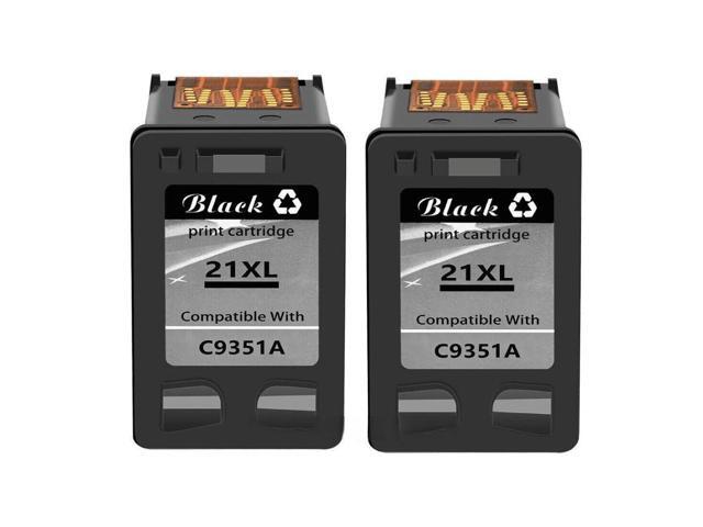 Click here for 2 Pack Black Ink Cartridges For HP C9351A 21XL Com... prices