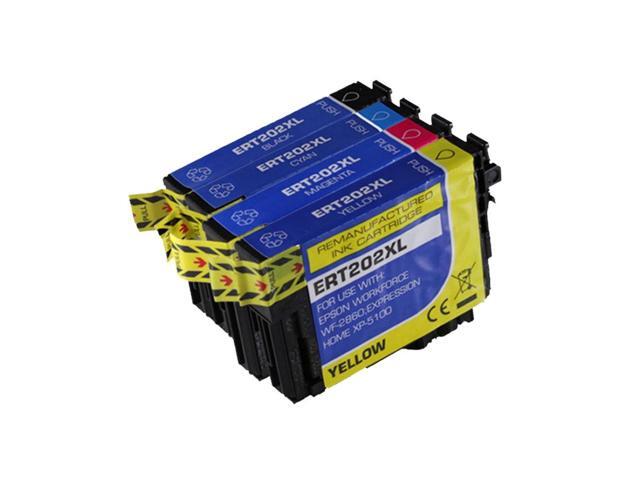 Click here for 4 Pack High-Yield Black Cyan Magenta Yellow Ink Ca... prices