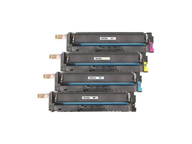 Click here for W218A 4 pack New High Yield B/C/Y/M Toner Cartridg... prices