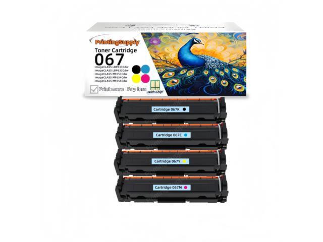 Click here for 4 Pack 067 BKCMY Toner Cartridge (with Chip) - Fit... prices