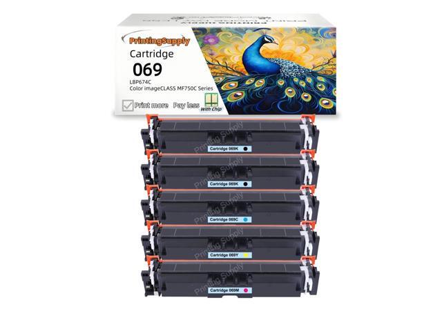 Click here for 5 Pack 069 2BK+CMY Toner Cartridge With Chip Compa... prices