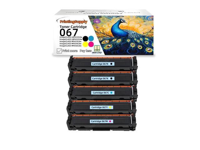 Click here for 5 Pack 067 2BK+CMY Toner Cartridge (with Chip) - F... prices