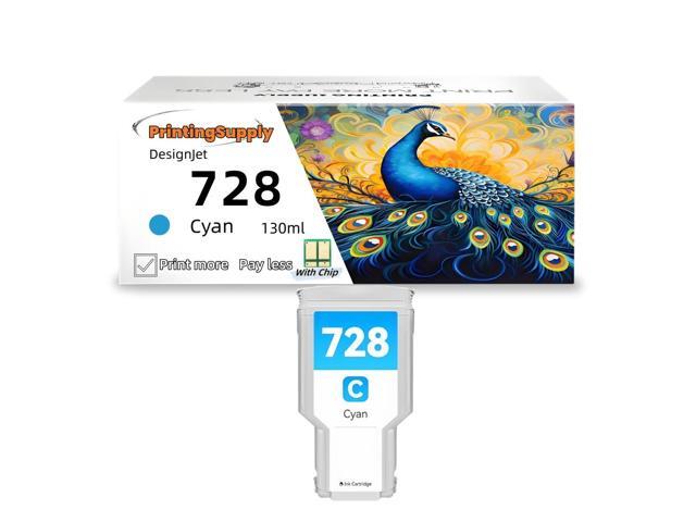 Click here for 1 Pack 728 Cyan Compatible Ink Cartridge Fits to H... prices