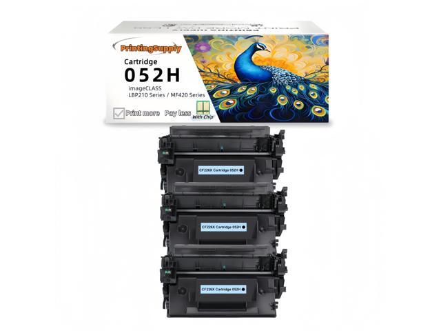 Click here for 3 Pack 052H Black High-Yield Compatible Toner Cart... prices