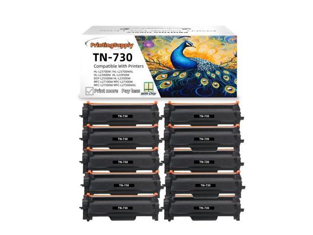 Click here for 10 Pack TN730 Black Toner Cartridge Compatible for... prices