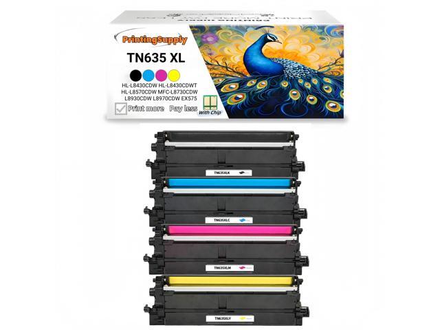Click here for 4 Pack TN635XL BKCMY Toner Cartridge Compatible fo... prices