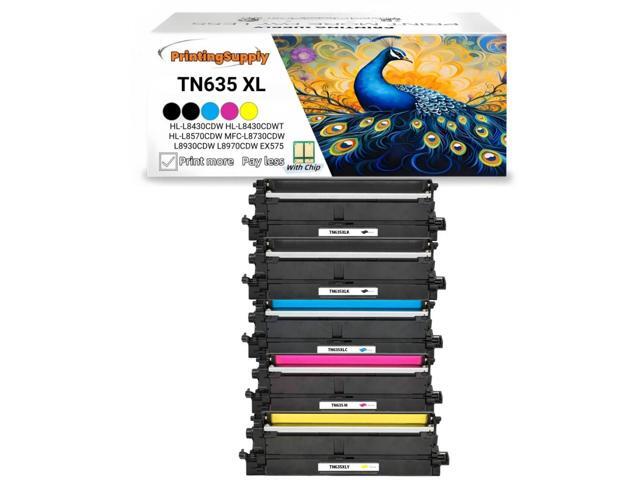 Click here for 5 Pack TN635XL BKCMY Toner Cartridge Compatible fo... prices