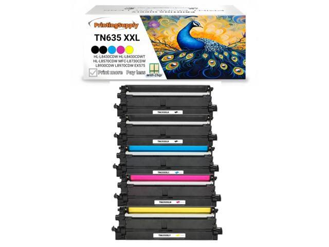 Click here for 5 Pack TN635XXL Black Toner Cartridge Compatible f... prices