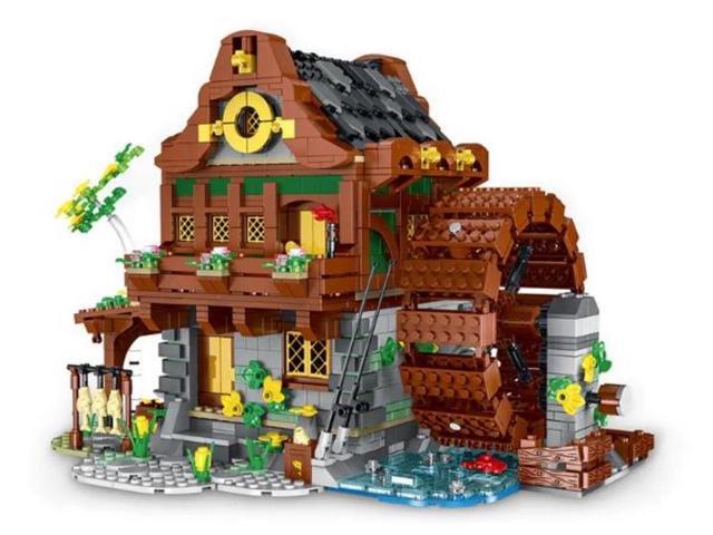 Click here for Medieval Water Mill Unique No-Name Building Blocks prices