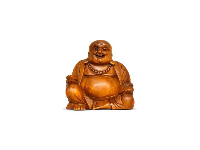 Click here for G6 COLLECTION Wooden Laughing Happy Buddha Statue... prices