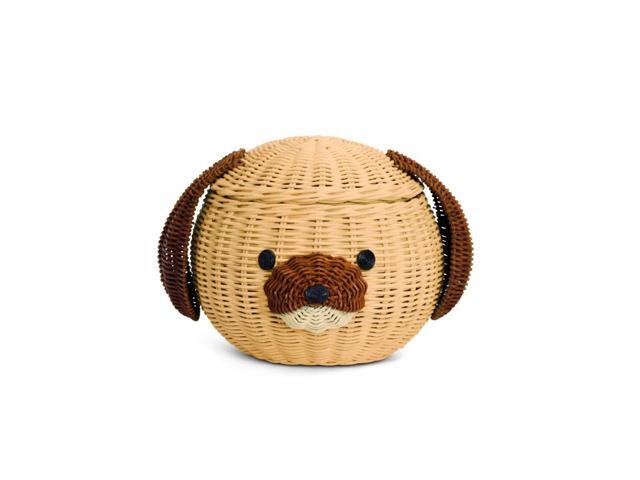 Click here for G6 COLLECTION Dog Head Rattan Storage Basket with... prices