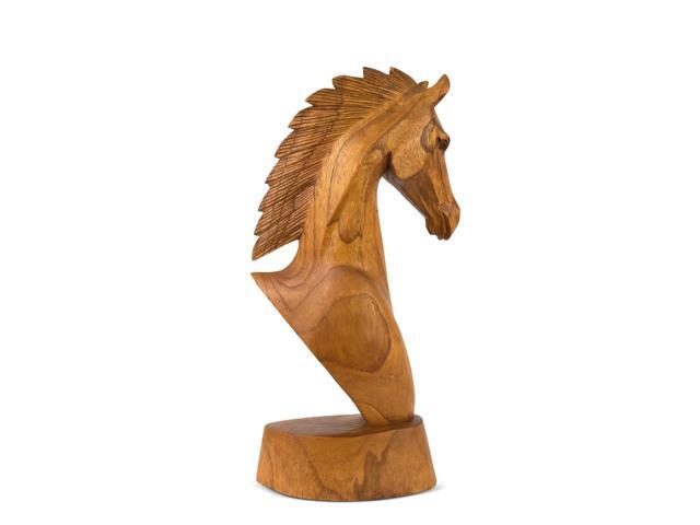 Click here for G6 COLLECTION Wooden Hand Carved Horse Head Statue... prices