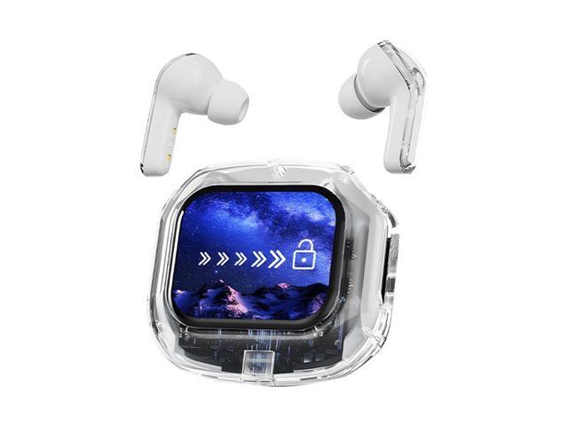 Click here for Mericonn Transparent Bluetooth 5.4 Earbuds with LC... prices