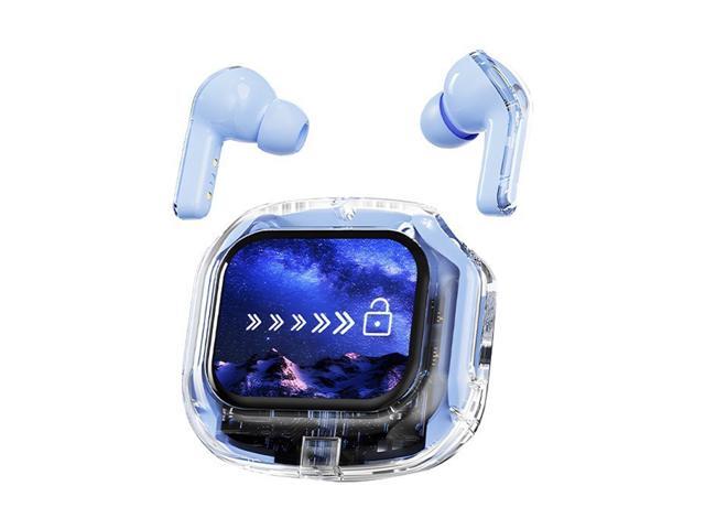 Click here for Mericonn Transparent Bluetooth 5.4 Earbuds with LC... prices