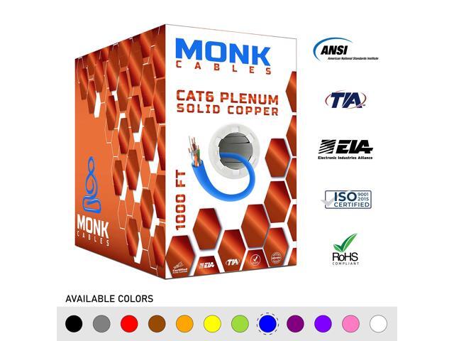 Click here for CAT6 Plenum (CMP) 1000ft Bulk Ethernet Cable 100 P... prices