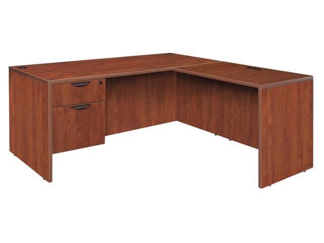 Click here for Regency Legacy 71 x 59 in. L Desk with Single Pede... prices