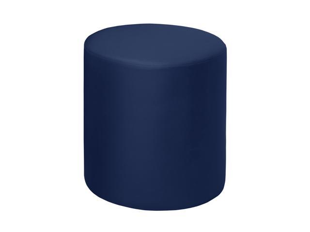Click here for Regency Logan Round Stool Ottoman- Naval Blue prices