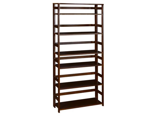 Click here for Romig Flip Flop 67 in Folding 6-Shelf Bookcase  St... prices
