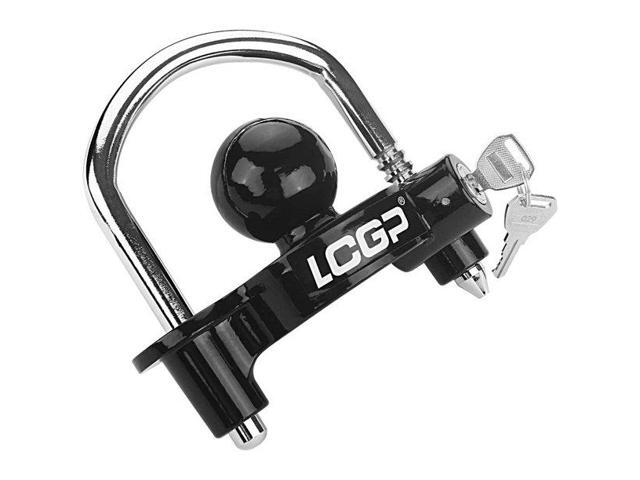 Click here for LCGP Black Trailer Hitch Coupler Lock with 2 Keys... prices