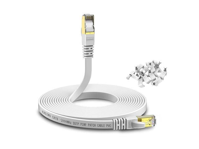 Click here for Cat 8 Ethernet Cable 15ft KASIMO Cat8 Flat Interne... prices