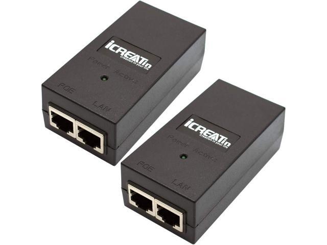 Click here for 2 Pack 48V POE Injector Adapter  10/100Mbps  24W P... prices