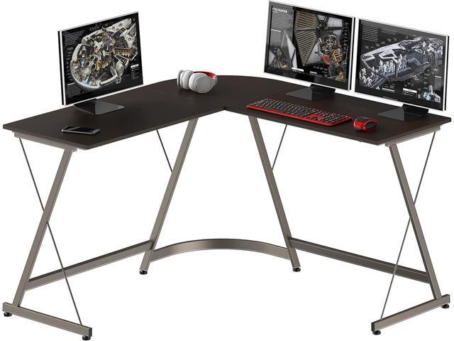 Click here for SHW Gaming Desk L-Shaped Office Computer Corner Ta... prices