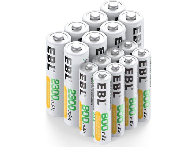 Click here for EBL 16 Sets AA AAA Batteries Combo with 8PCS AA 23... prices