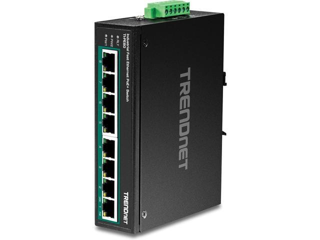 Click here for TRENDnet 8-Port Industrial Fast Ethernet PoE+ DIN-... prices