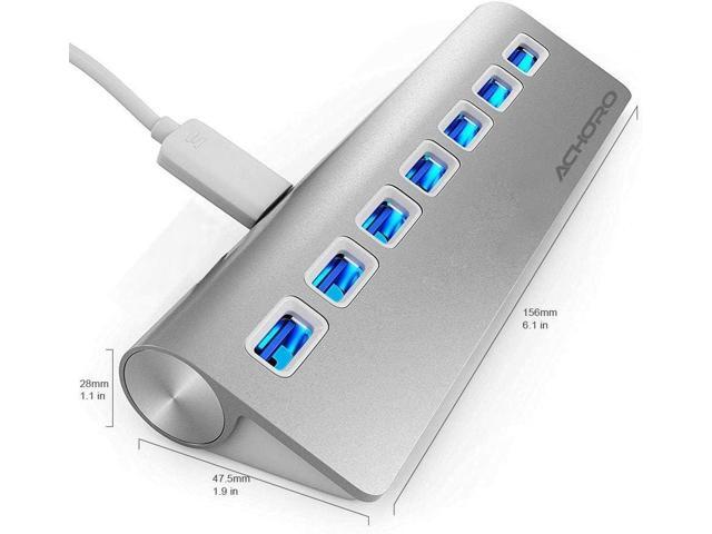 Click here for Achoro 7 Ports USB 3.0 Hub - Triangle Aluminum All... prices