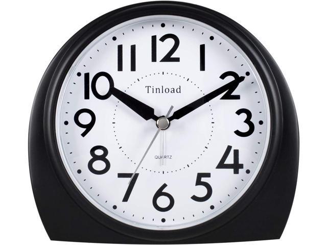 Click here for 5.5 Large Analog Alarm Clock Silent Non Ticking  G... prices