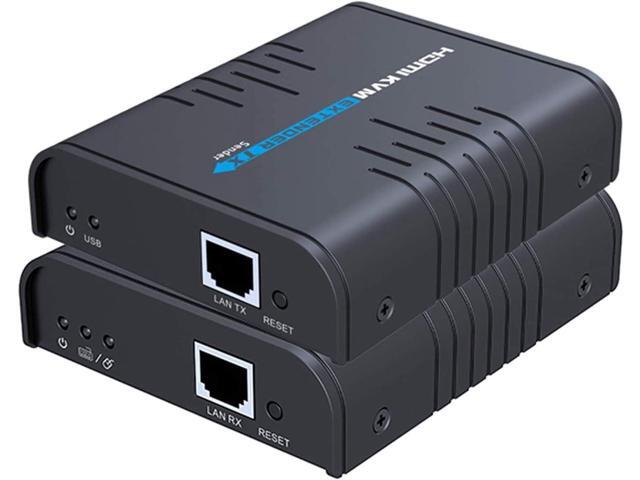 Click here for AGPtEK USB HDMI KVM Extender Over Single Cat 5/5E/... prices